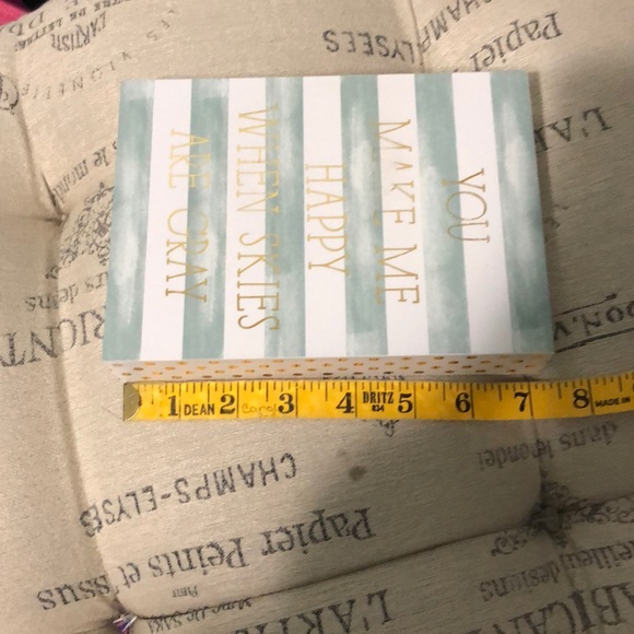 Belle Maison | Wall Decor | Belle Maison You Make Me Happy Box Sign ...